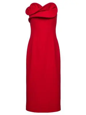 Magda Butrym Sleeveless Corset Dress - Red