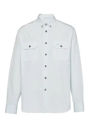 Prada Long-sleeved Button-up Shirt - Interstellar Blue