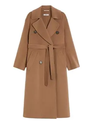 MAX MARA Max Mara S Dalila Double-Breasted Belted Coat