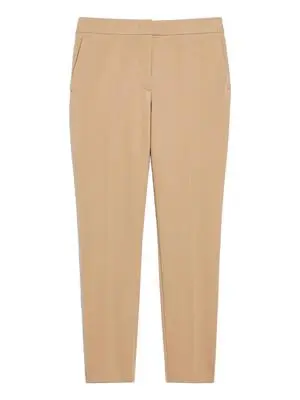 Max Mara Pleat Detailed Tapered Trousers - Nude