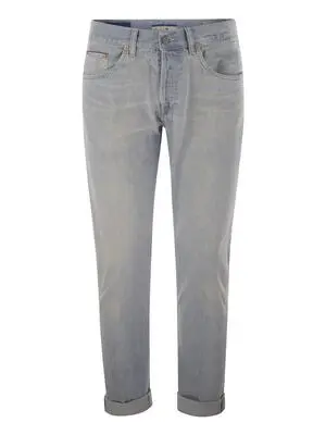 DONDUP Icon Selvedge Jeans - Gray