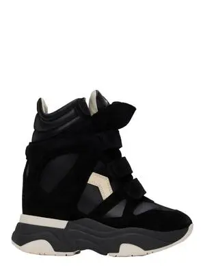 Isabel Marant Étoile Lace-up High-top Sneakers - Black