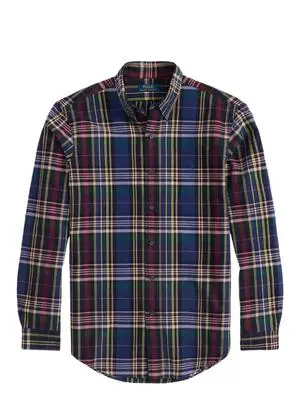 Polo Ralph Lauren Checked Long-sleeved Shirt - Black