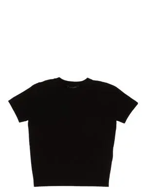 Max Mara Short-sleeved Knitted Shirt - Black