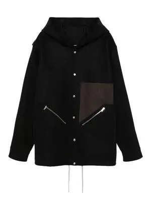 Rick Owens Hooded Tour Coat - Black