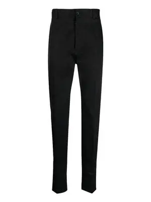 Dolce & Gabbana Tailored Logo Patch Trousers - Black