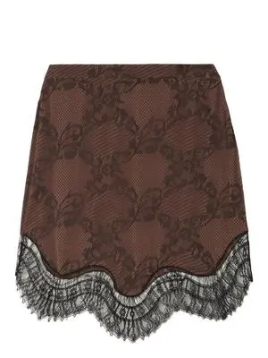 TOM FORD Tom Ford Lace Trimmed Skirt