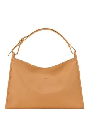 Longchamp Xl Le Foulonné Shoulder Bag - Walnut