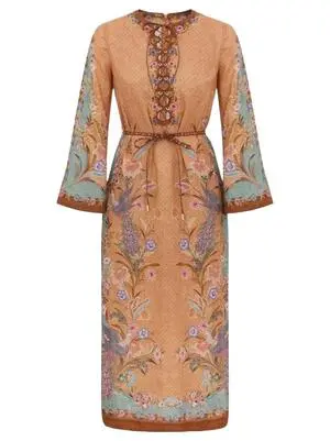 Zimmermann Indra Tunic Midi Dress - Nude