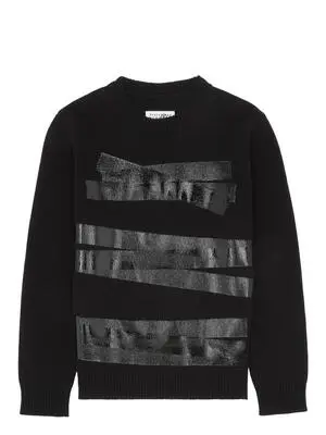 MAISON MARGIELA Mm6 Maison Margiela Taped Label Wool Jumper