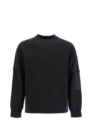 C.P. COMPANY Sweatshirt With Utility Pocket - Black