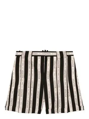 BALMAIN Balmain Jacquard Pleated Shorts