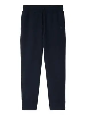 Burberry Tapered Drawstring Jogging Pants - Navy
