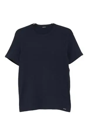TOM FORD Crewneck Stretched T-shirt - Black