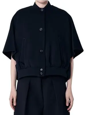Max Mara Leticia Button-up Coat - Black