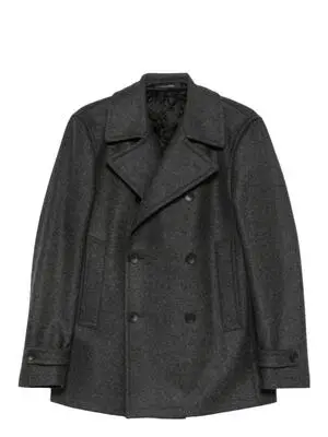 Tagliatore Double-breasted Wool Jacket - Charcoal Grey