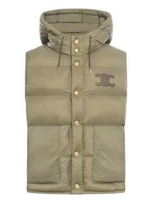 Celine Sleeveless Down Jacket - Nude