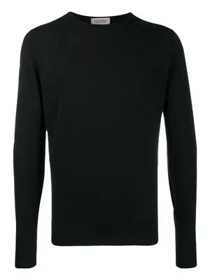 John Smedley Lundy Crew Neck Knitwear - Black