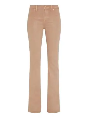 7 FOR ALL MANKIND 7 For All Mankind Bootcut Coated Stretch Trousers