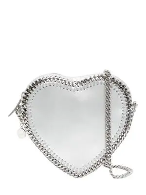 Stella McCartney Heart-shaped Crossbody Bag - Silver