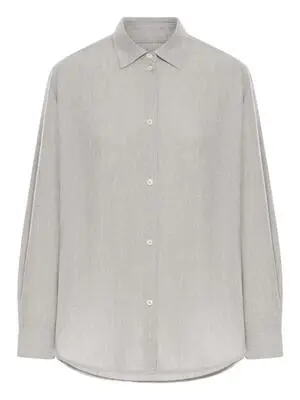 TOTEME Mélange-effect Shirt - Grey