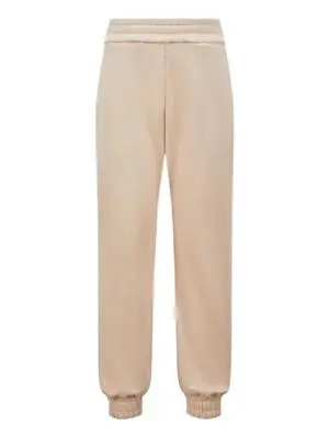 Moncler Logo Track Pants - Light Pink
