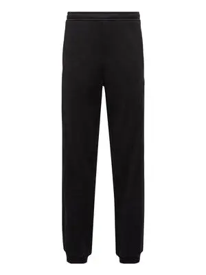 Moncler Logo Detailed High Waist Trousers - Black