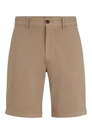Hugo Boss Slim-fit Chino Shorts - Beige