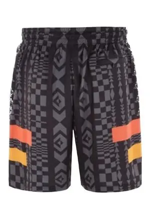 MARCELO BURLON COUNTY OF MILAN X Kappa Bermuda Shorts - Black