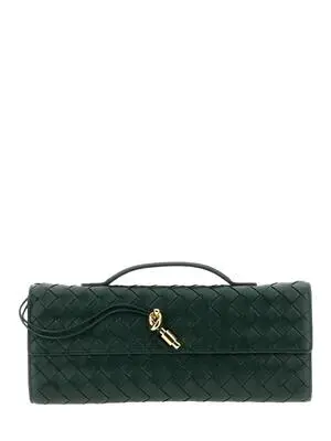 Bottega Veneta Andiamo Clutch Bag - Black