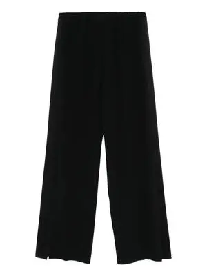 FORTE_FORTE Forte Forte Elastic Waist Flared Trousers Black