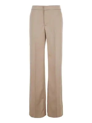 Andamane Gigi Straight-leg Pants - Beige