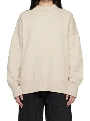 Co Crewneck Sweater - Nude