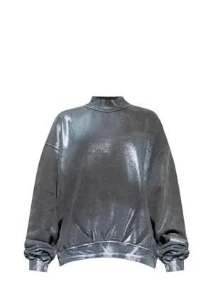 DIESEL® Logo Embroidered Sweatshirt - Gray