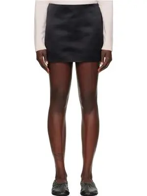 LISA YANG Zipper Skirt - Midnight