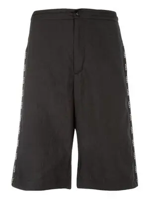 Valentino Garavani Vltn Stripe Shorts - Black
