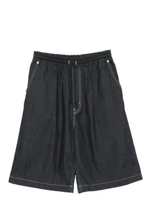 Comme Des Garçons Elastic Waist Shorts - Black