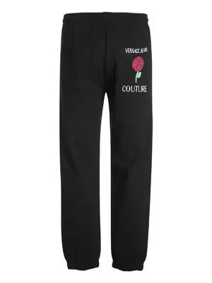 Versace Logo-print Track Pants - Black