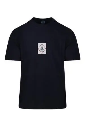C.P. COMPANY Logo Patch Crewneck T-shirt - Black