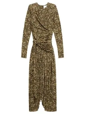 ISABEL MARANT ÉTOILE Isabel Marant Zeidi Leopard Print Maxi Dress