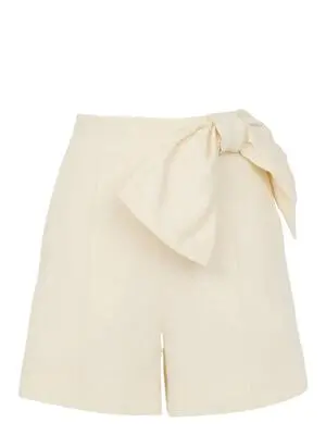 CHLOÉ Chloé Bow Detailed High-Rise Shorts
