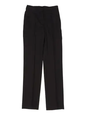 Dries Van Noten Tailored Trousers With Belt Loops - Black