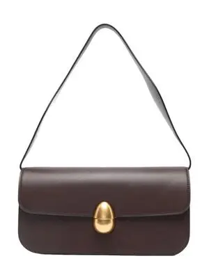 NEOUS Gold Tone Clasp Shoulder Bag - Black