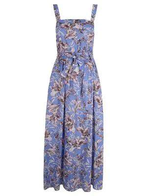 Liu Jo Floral Printed Maxi Dress - Gray