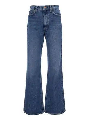 AGOLDE High-rise Wide-leg Jeans - Blue