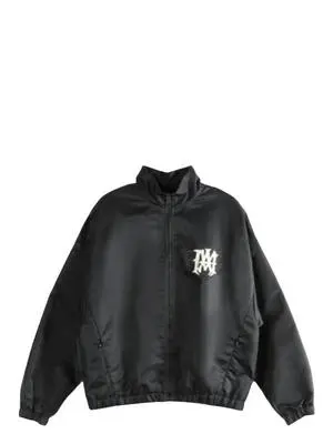 Amiri Logo Print Zip Jacket - Black