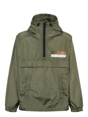 Dsquared2 Drawstring Anorak Jacket - Green