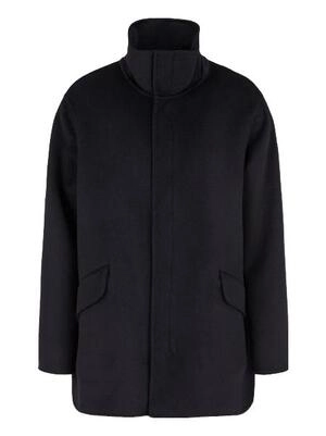 GIORGIO ARMANI Giorgio Armani Straight Hem Pea Coat