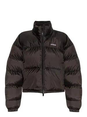 Vetements Long Sleeve Down Jacket - Black