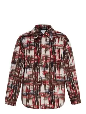 Bottega Veneta Bottega Veneta Drop Shoulder Plaid Jacket Multicolour
